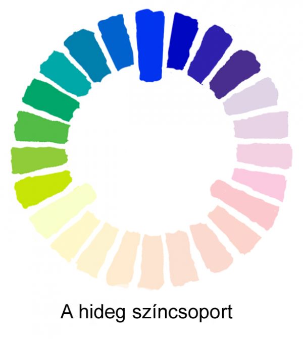 A hideg színek és meleg színek - Kívül belül vonzó